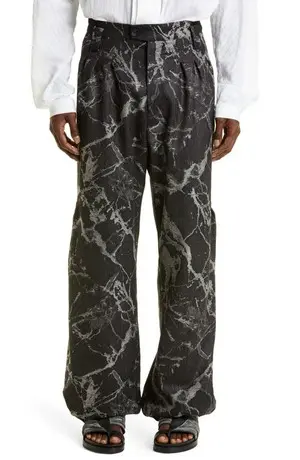 kiko kostadinov xolo pleated trouser グレー Kiko Kostadinov Ugo Side Trouser Iron Grey / Ochre – Très Bien
